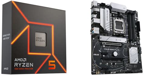 AMD Ryzen 5 7600X 4 7 GHz Six Core AM5 Processor ASUS PRIME