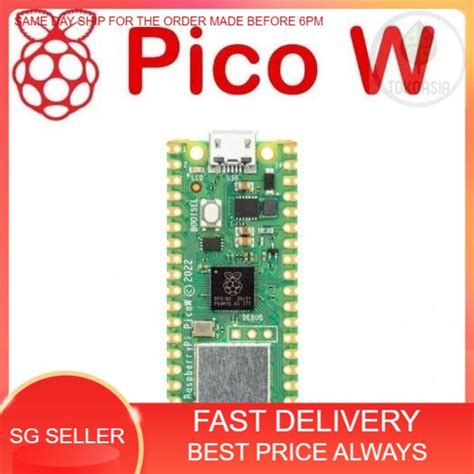 Raspberry Pi Pico W Wireless Shopee Singapore