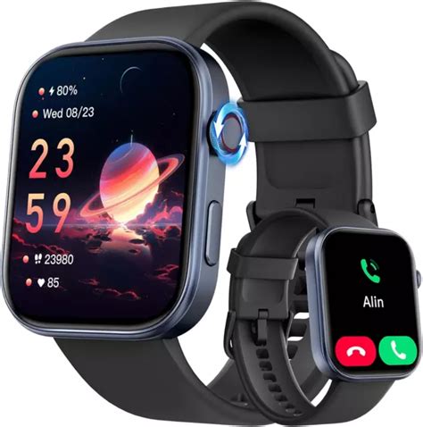 Orologio Smartwatch Uomo Donna Amoled Con Effettua Risposta