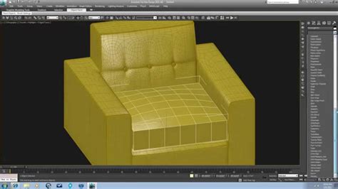 3ds Max Modeling Fast Modeling Of High Poly Furniture In 3ds Max YouTube