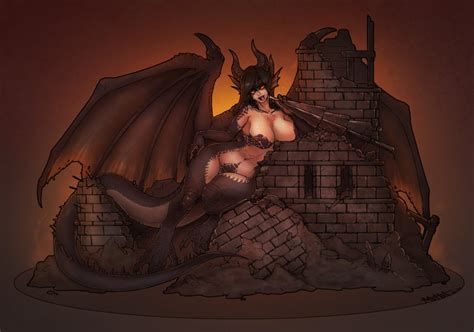 Rule 34 1girls Big Breasts Black Hair Breasts Capcom Claws Dragon Dragon Girl Dragon Wings