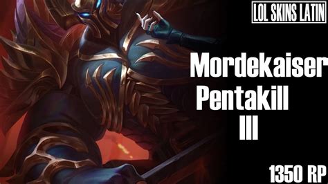 Mordekaiser Pentakill Iii Lost Chapter Espa Ol Latino League Of