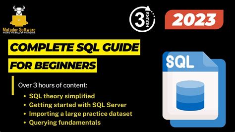SQL Server For Beginners A Complete Guide Theory Set Up Practice