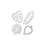 FMM Sugarcraft Totally Tropical Leaves Cutters Set Of 4 Gumpaste