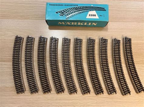 Märklin 5200 10x Gebogenes Gleis H0 A Kaufen auf Ricardo