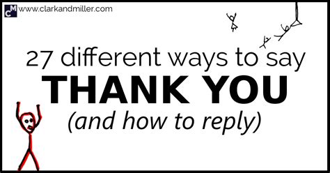 27 Different Ways To Say Thank You And How To Reply Different Ways