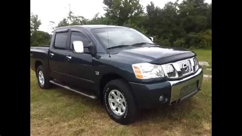 Sold 2004 NISSAN TITAN LE CREW CAB 4X4 OFF ROAD 5 6 ENDURANCE V 8 FOR
