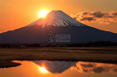 美丽的富士山景观高清图片下载 正版图片600507665 摄图网
