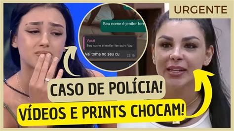 GRAVE Bia Miranda expõe vídeo chocante de Jenny em atitude grave
