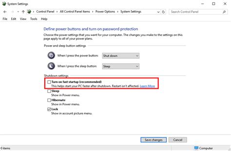 How To Disable Fast Startup In Windows Universal Audio Support Home