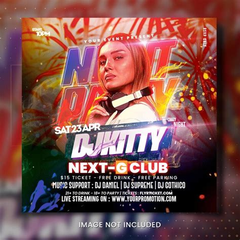 Modelo De Folheto Clube Psd Premium