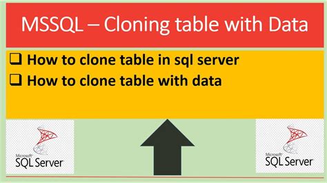 how to create clone table with existing table in sql server copy table with existing table in