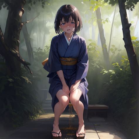 AI Art 浴衣おもらし by 癖強おじさん PixAI