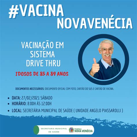 Campanha de Vacinação contra COVID 19 Neste sábado terá vacinação em
