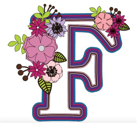 Molde Svg Letra F De Alfabeto Cake Topper De Letras Etsy Espa A The