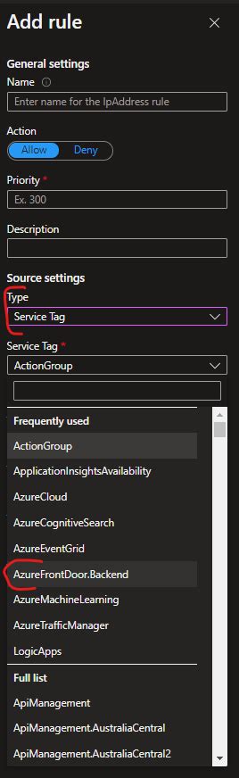 azure webapp ip access restriction is not working with azure front door stack overflow