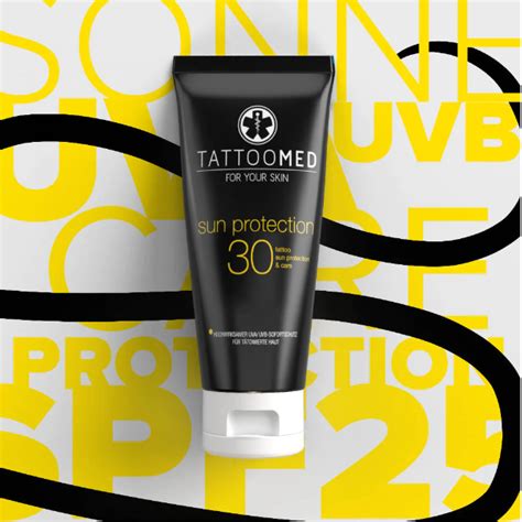 La crème solaire pour tatouage TattooMed SPF30 my tattoo care