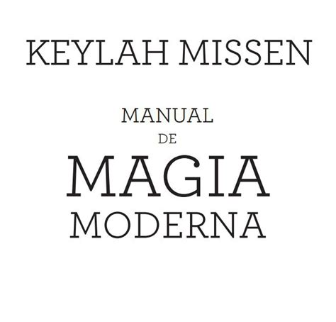 Manual De Magia Moderna Wiki A Casa Da Bruxa Amino