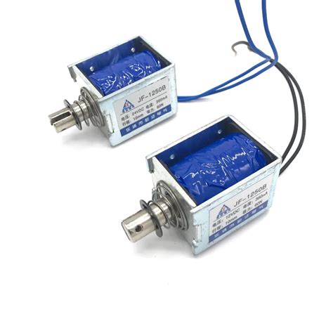 Electroimán de solenoide lineal JF 1250B de tipo de tracción DC 6V
