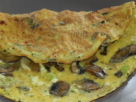 Recettes D Omelette Aux Champignons