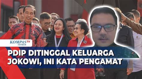 Begini Kata Pengamat Soal PDIP Merasa Kecewa Ditinggal Keluarga Jokowi