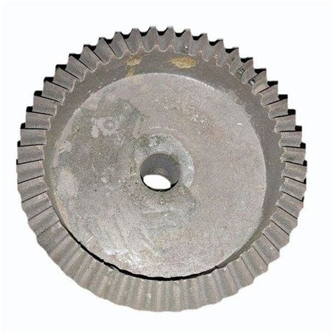 Round Heavy Vehicle 110mm Cast Iron Spiral Textile Bevel Gear For