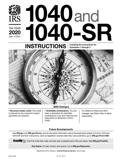 1040 Instructions Fillable Form Printable Forms Free Online