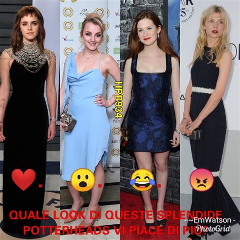Evanna Lynch And Bonnie Wright And Emma Watson
