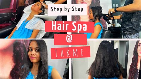 Hair SPA Step By Step Procedure Lakme Salon Hair Spa Great
