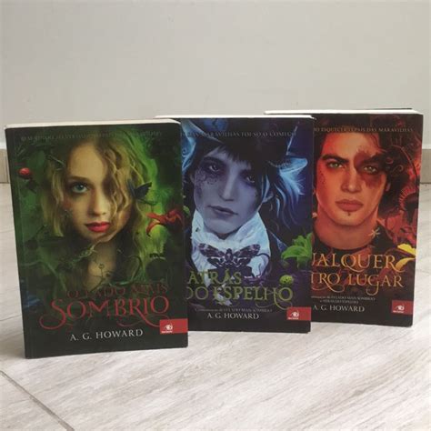 Trilogia de Livros O Lado Mais Sombrio Outra Versão de Alice No País
