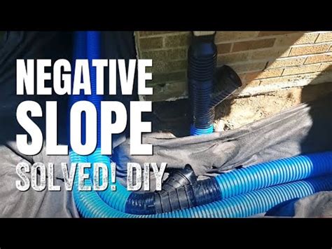 How To Build A Underground Buried Downspout System In A French Drain