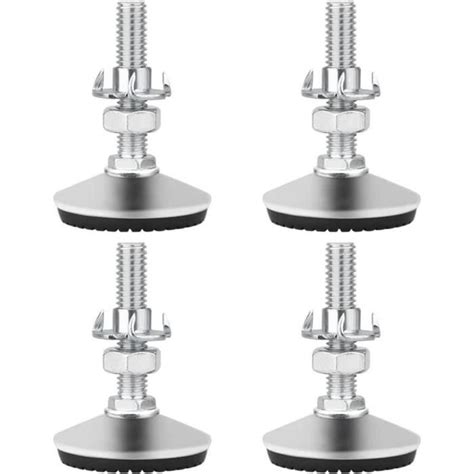 Pieds de Nivellement pour Meuble Pied Réglable Hauteur en Acier
