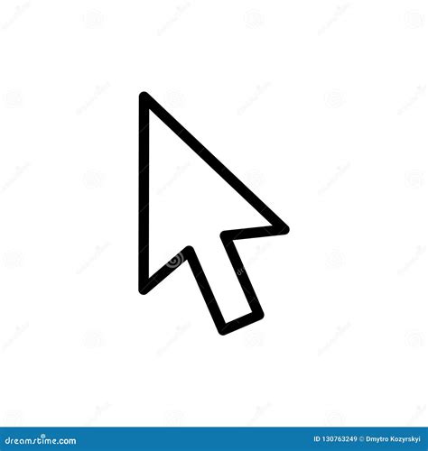 Computer Mouse Click Cursor Gray Arrow Icons Set And Loading Icons