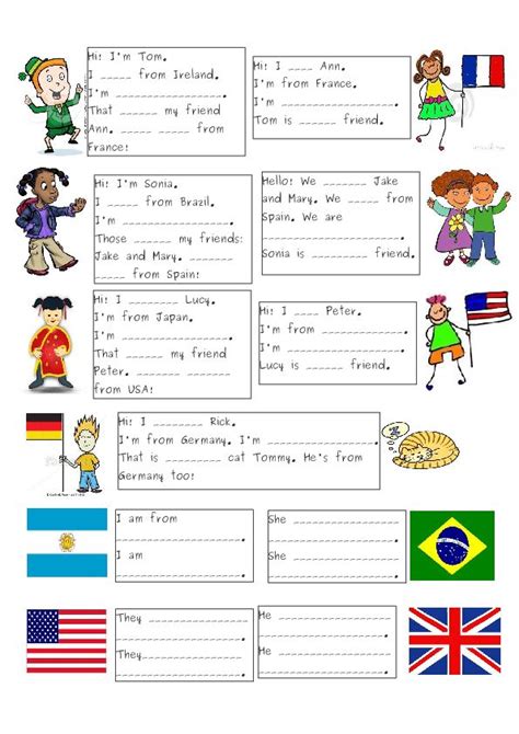 Resultado De Imagem Para Ingles Atividades Paises English Lessons