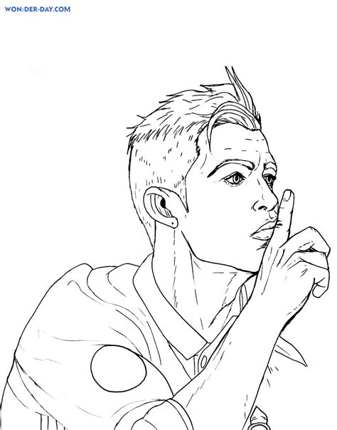 Disegni Da Colorare Di Cristiano Ronaldo WONDER DAY Disegni Da