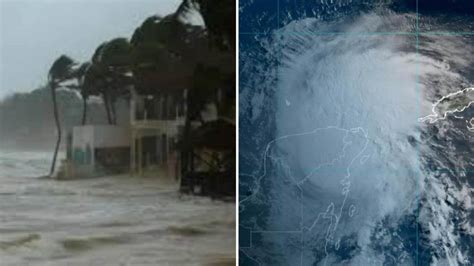 Este es el sonido del poderoso huracán Beryl al tocar tierra VIDEO