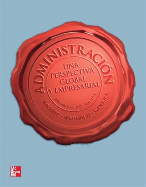 PDF Descargar Administración Una Perspectiva Global Harold Koontz