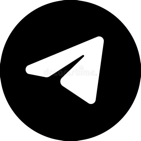 Icono De Mensajer A Del Logotipo De Telegram Logotipo Realista En