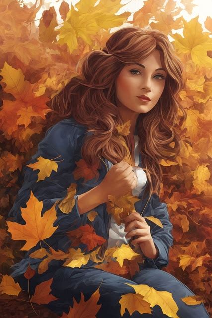 Ai Gegenereerd Herfst Vrouw Gratis Afbeelding Op Pixabay Pixabay