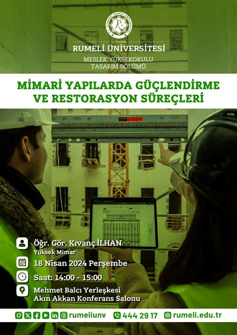 Mimari Yapılarda Güçlendirme ve Restorasyon Süreçleri Öğrenci