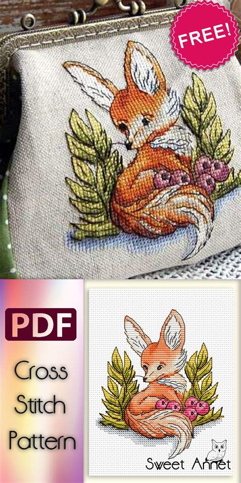 Cross Stitch Patterns Stitching Coin Purse Free Embroidery Wallet