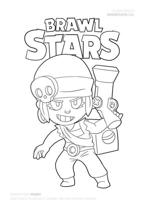 Brawl Stars Spike Ausmalbilder