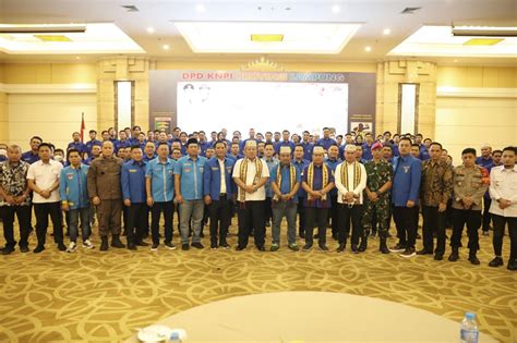 Hadiri Pelantikan Dan Rakerda DPD KNPI Lampung 2022 2025 Gubernur