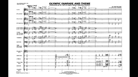 Olympic Fanfare And Theme By John Williams Arr Paul Lavender YouTube