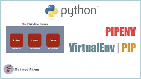 how to use python pipenv in mac and windows