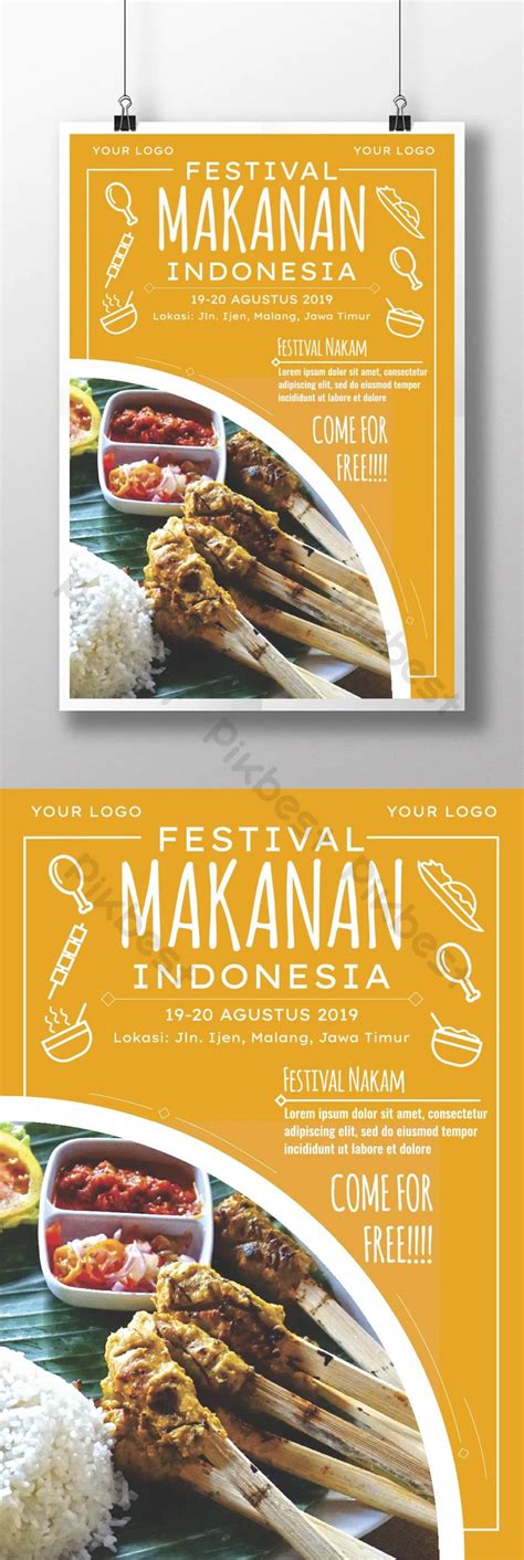 Brosur Produk Makanan Templates Free Graphic Design Templates Psd