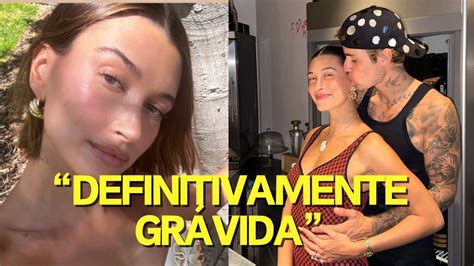 Hailey Bieber seguiu conta sobre dicas de gestação e maternidade no