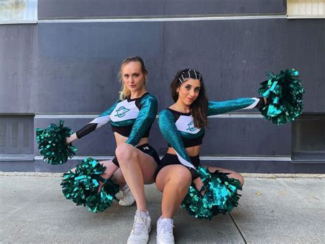 Two Girls In Euphoria Cheerleading Costumes Cosplaying In Exact