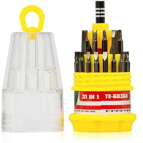 Jogo Kit Chaves Precisão 31 Peças Torx Alen Philips Y Fenda Shopee Brasil