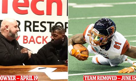 Antonio Brown S Albany Empire Are Kicked Out Of The National Arena